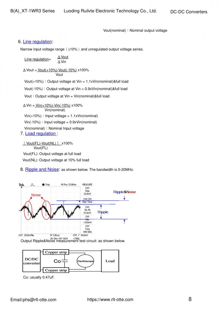 RLT B1205XT-1WR3 technical document page 8
