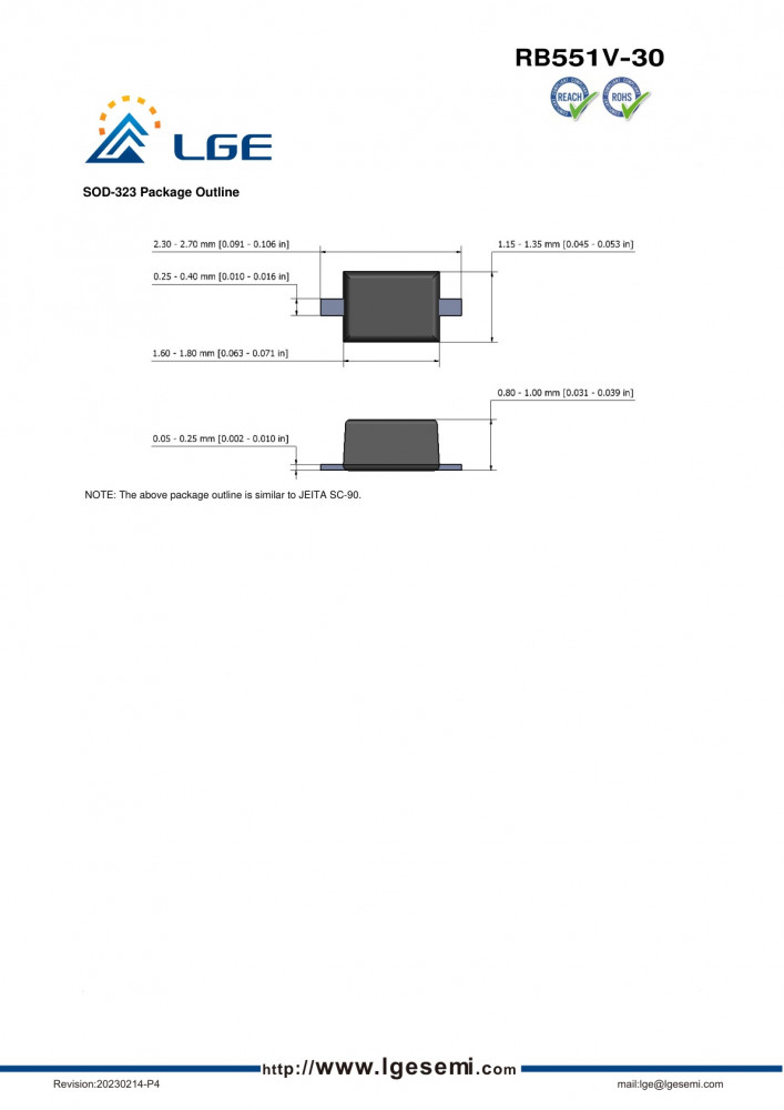 RB551V-30 datasheet page 4