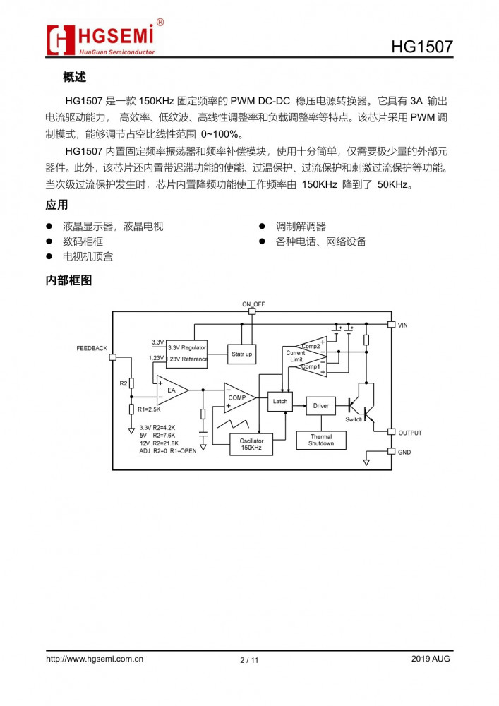 HG1507 datasheet page 2
