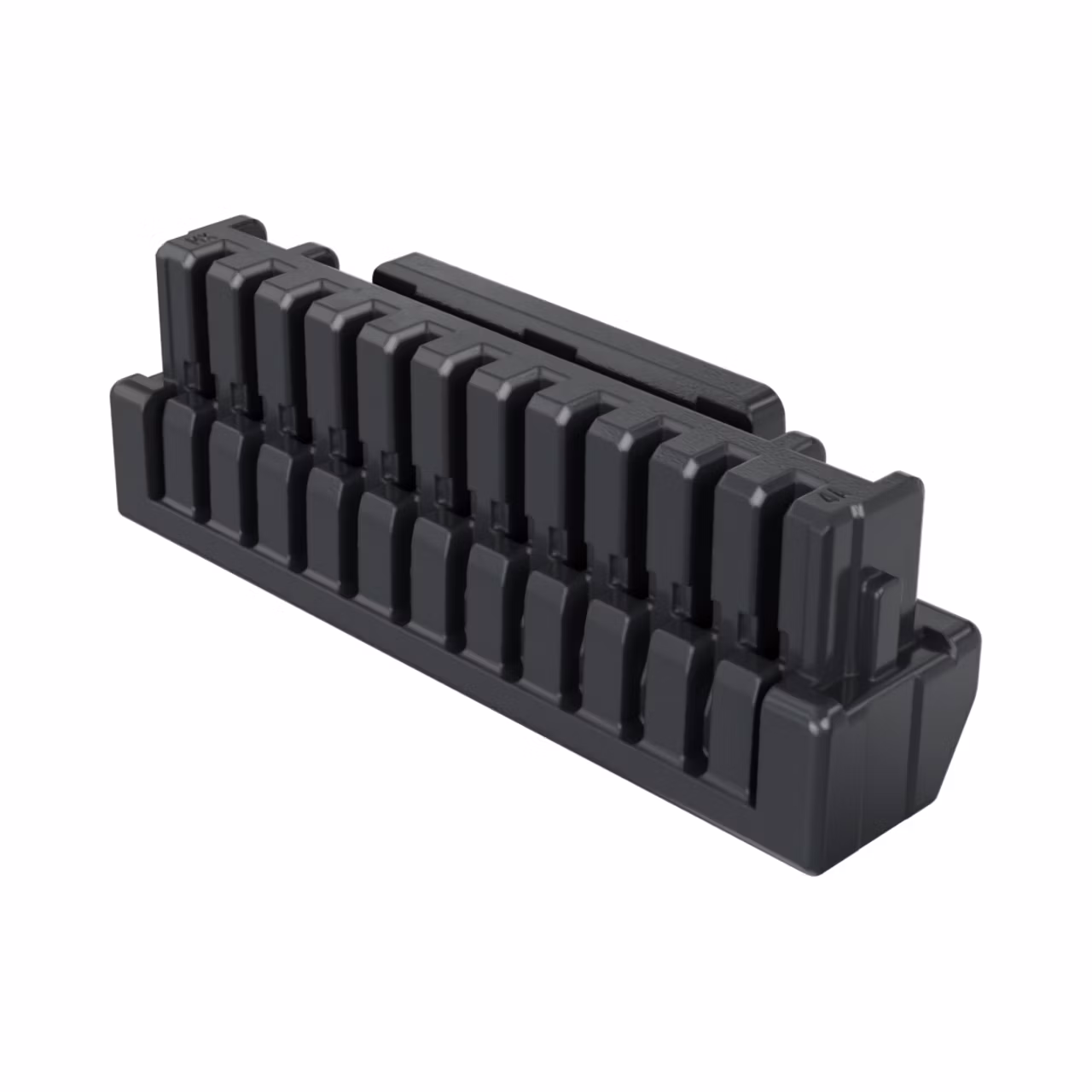 1.50mm Pitch, Micro-Lock Plus Receptacle Crimp Housing, Single Row, Positive Lock, 11 Circuits, Black for sale