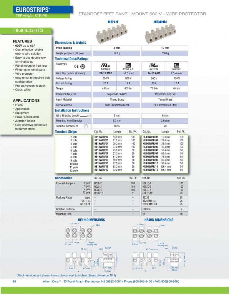 Altech technical document page 4