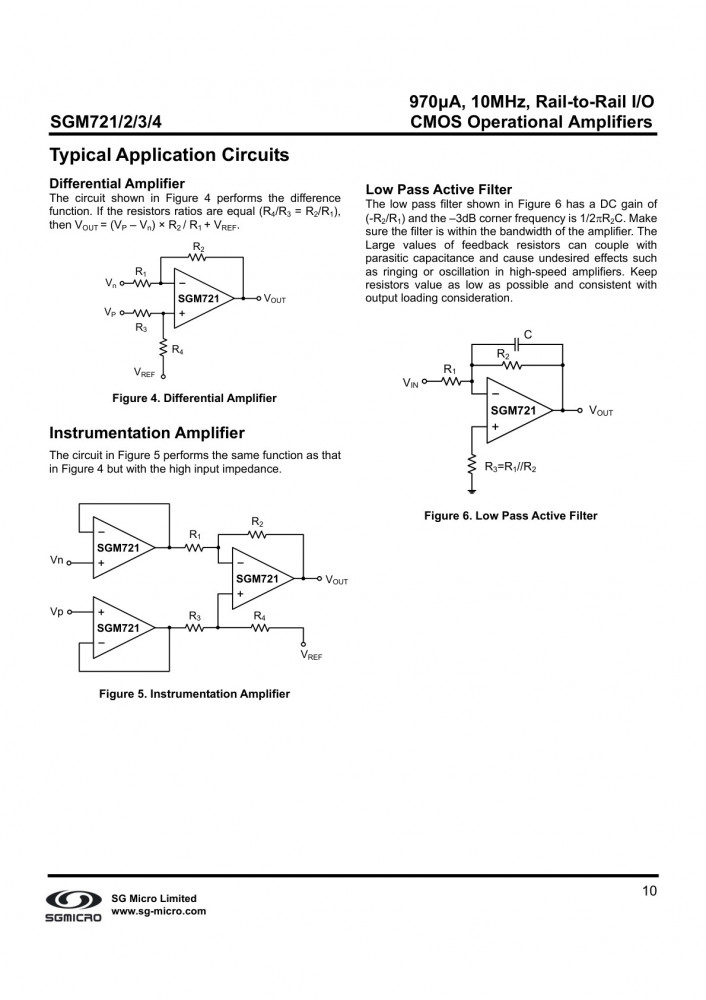 SGM722 datasheet page 10