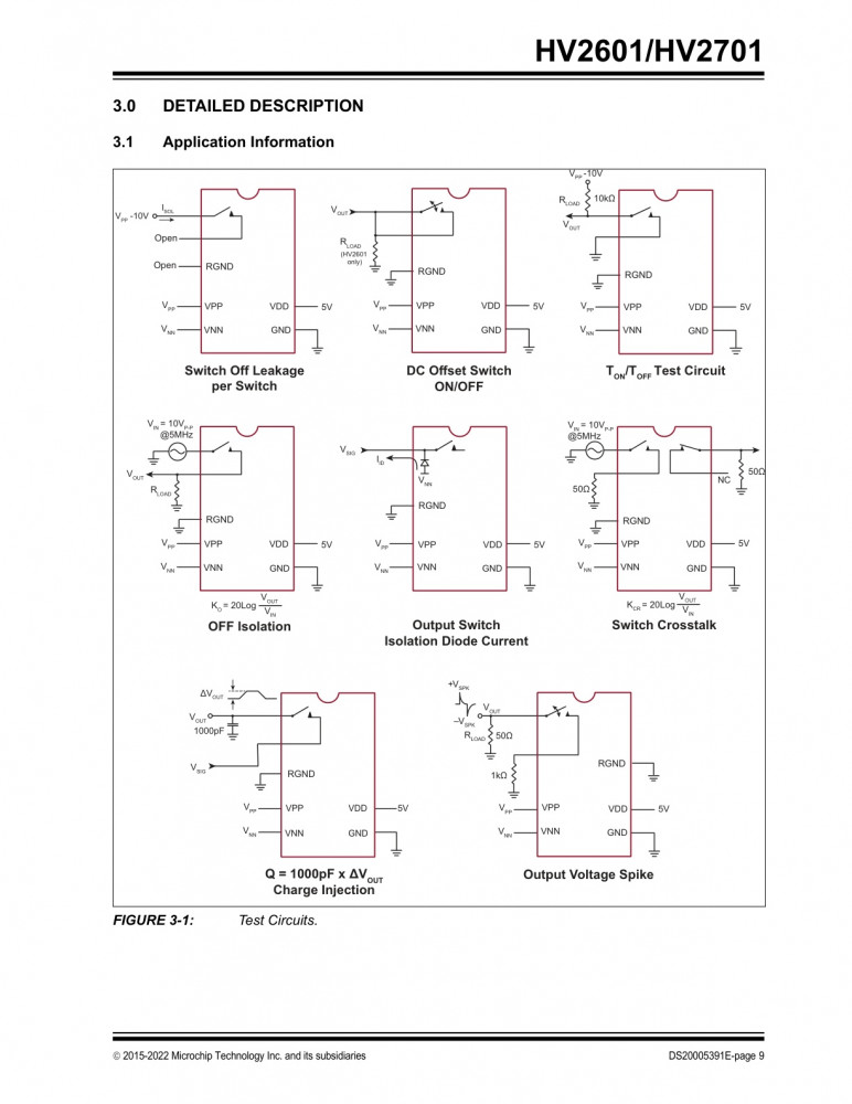 HV2601 datasheet page 9