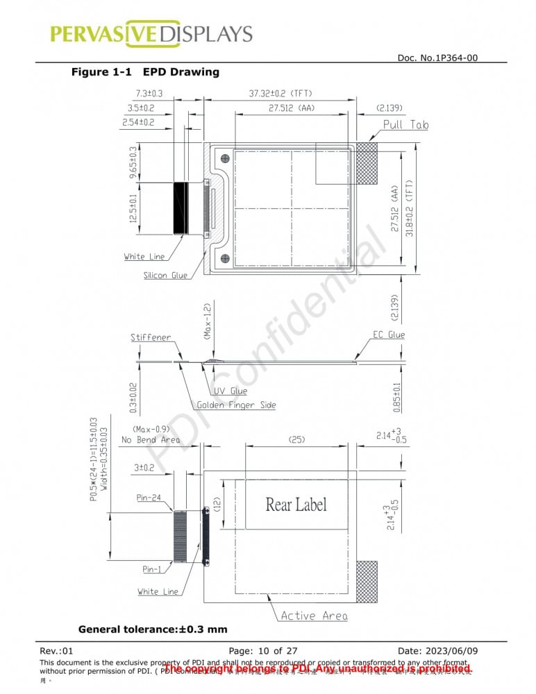 E2154QS0F1 specification page 10