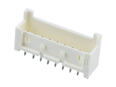2.50mm Pitch, Mini-Lock PCB Header, Single Row, Vertical, Through Hole with Kinked Pins, Tin Plating, Positive Lock, 9 Circuits, Bag, 3.40mm PC  Tail Length, Glow-Wire Capable for sale