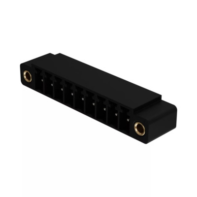 3.50mm Pitch Eurostyle Right-Angle PCB Header, with Threaded Retention Inserts, 9 Circuits for sale