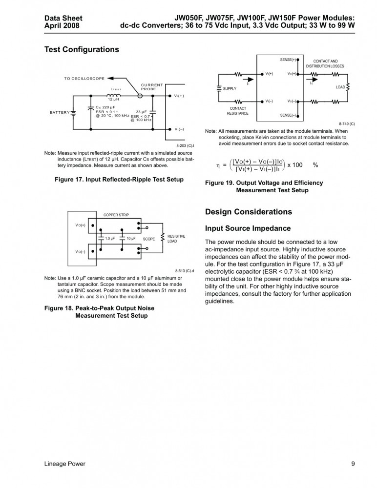 JW075F1 datasheet page 9