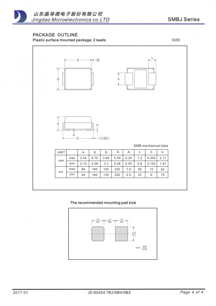 SMBJ200A datasheet page 4