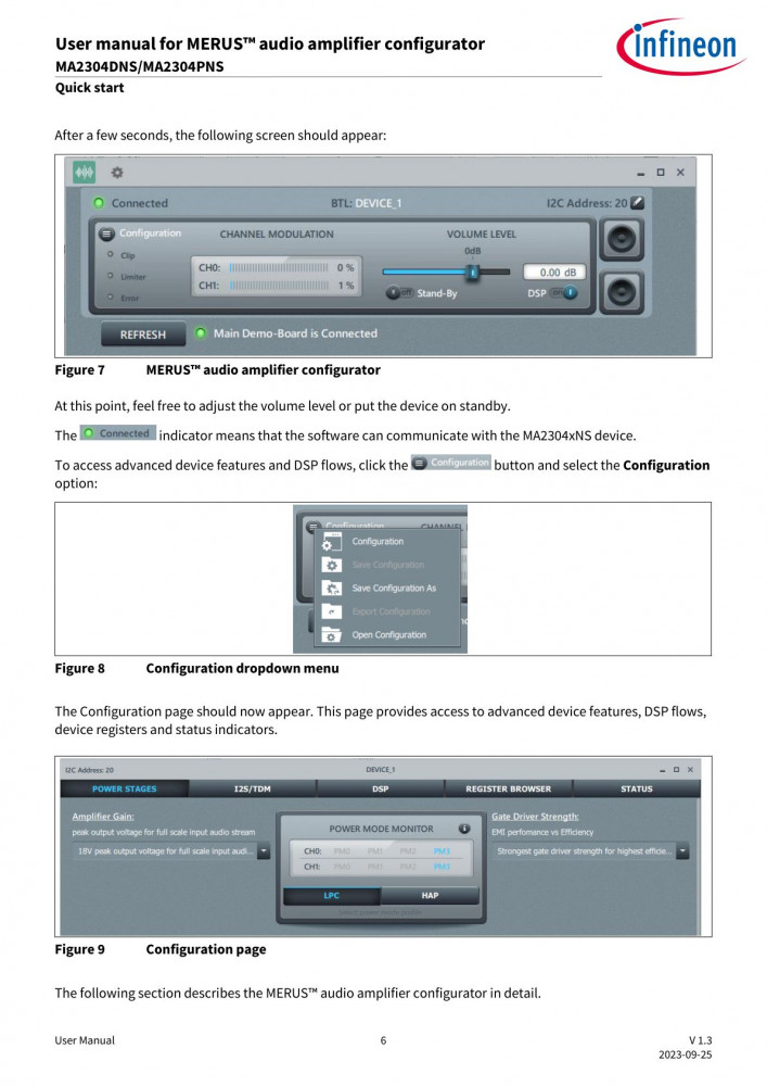 Infineon MA2304DNS evaluation documentation page 6