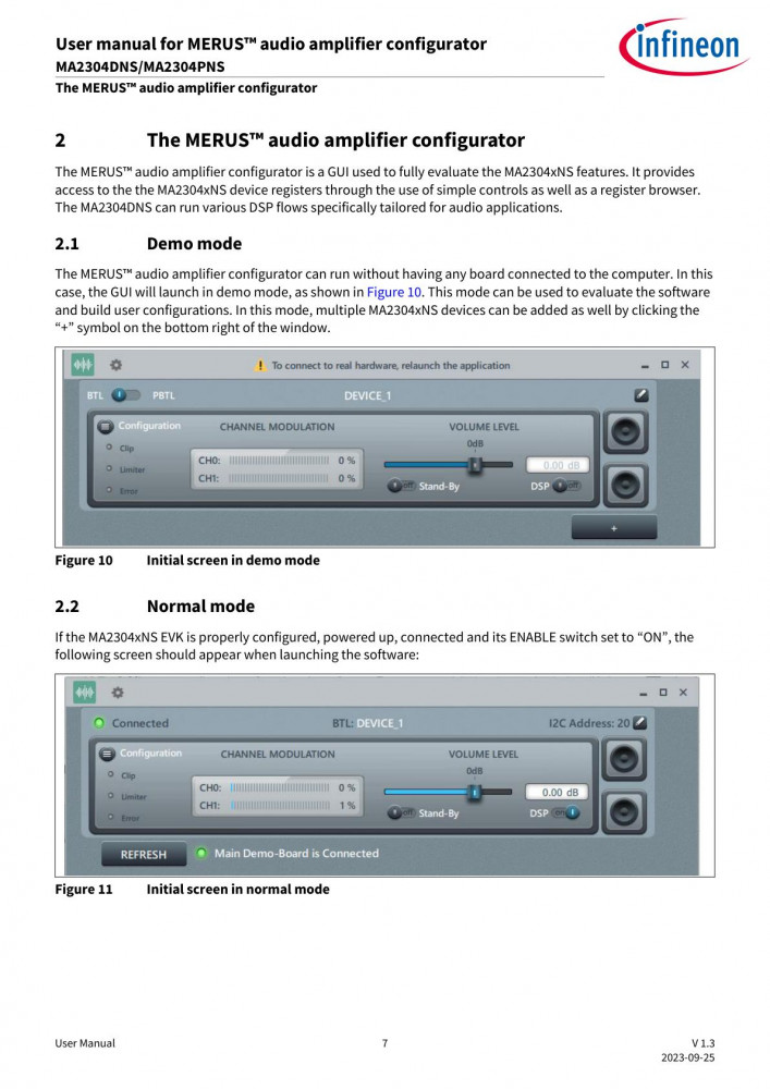 Infineon MA2304DNS evaluation documentation page 7