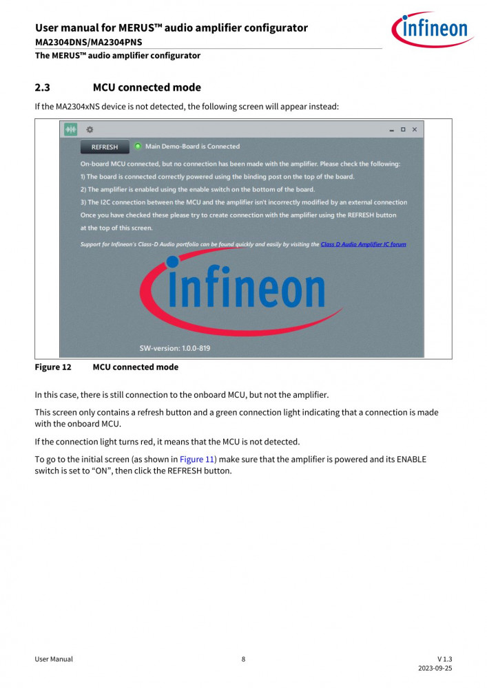 Infineon MA2304DNS evaluation documentation page 8