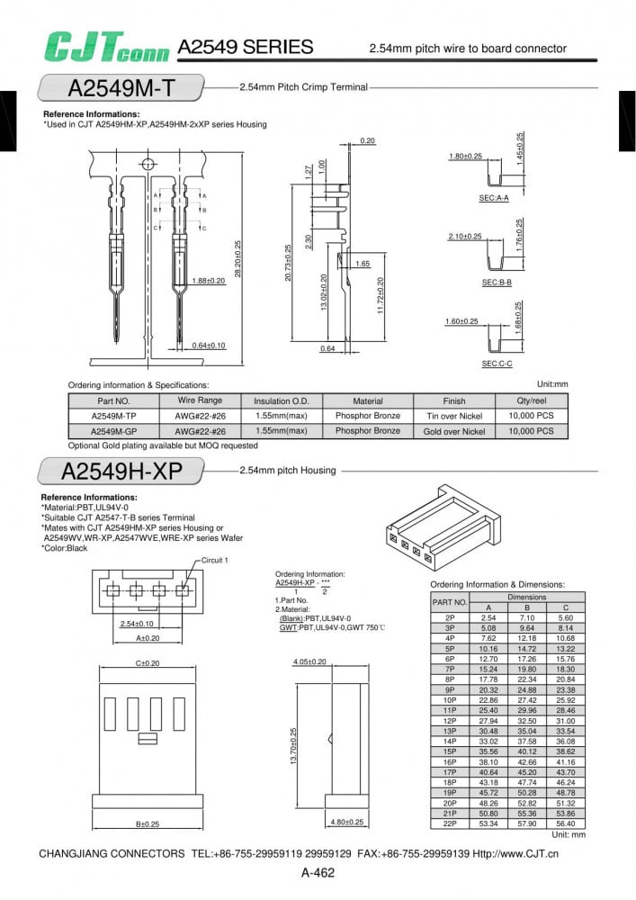 CJT A2549HB-4P datasheet page 5
