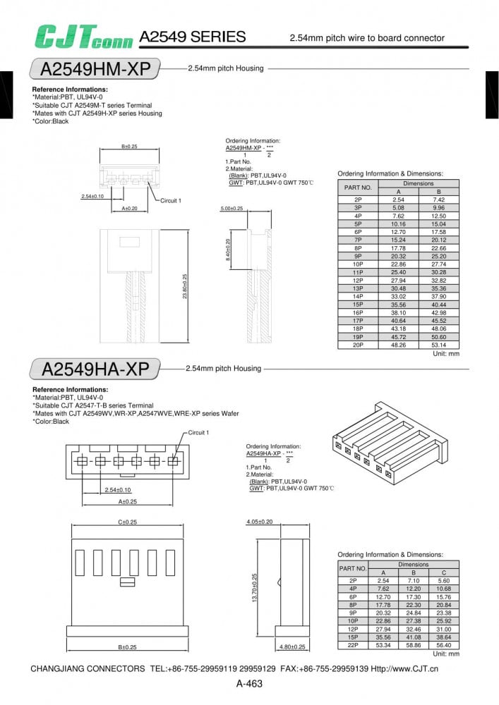 CJT A2549HB-4P datasheet page 6