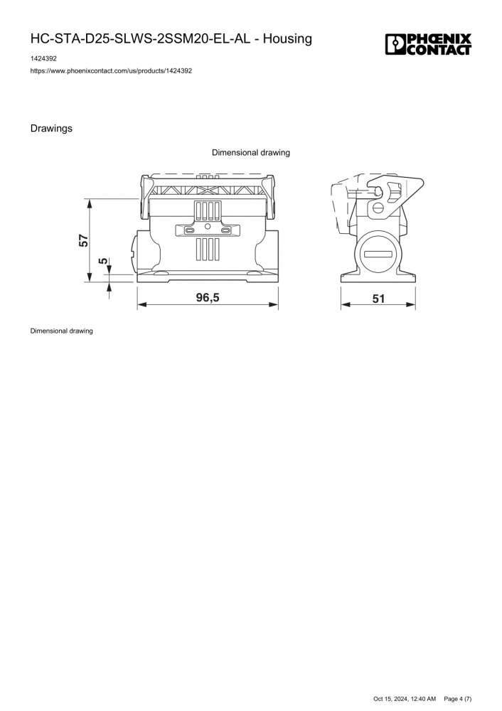 Phoenix Contact 1424392 technical document page 4
