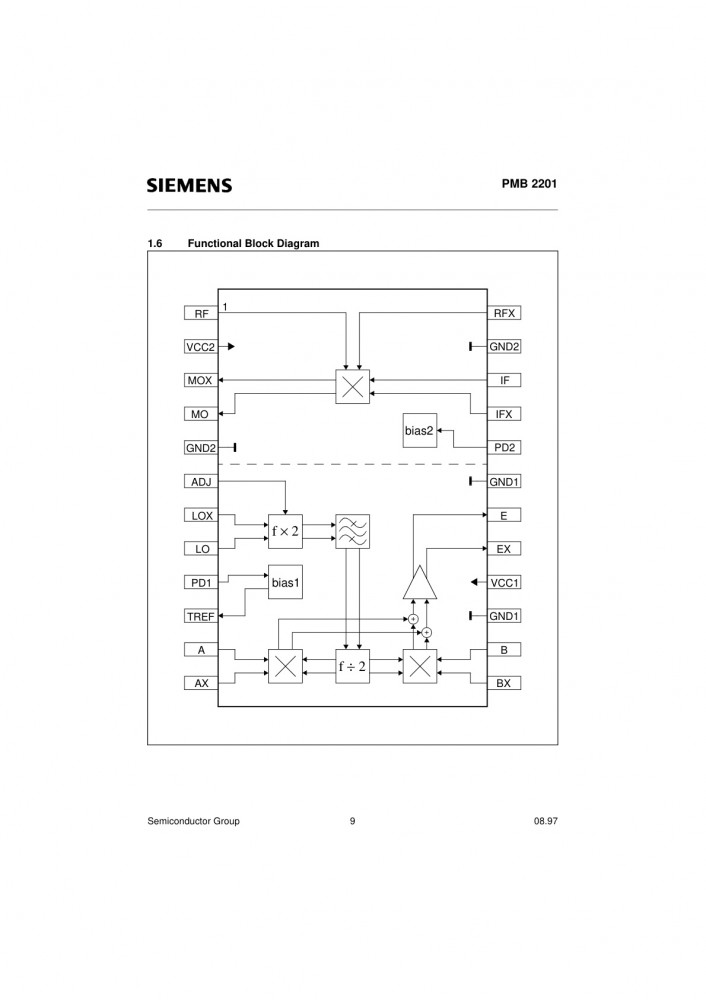 PMB 2201 datasheet page 9