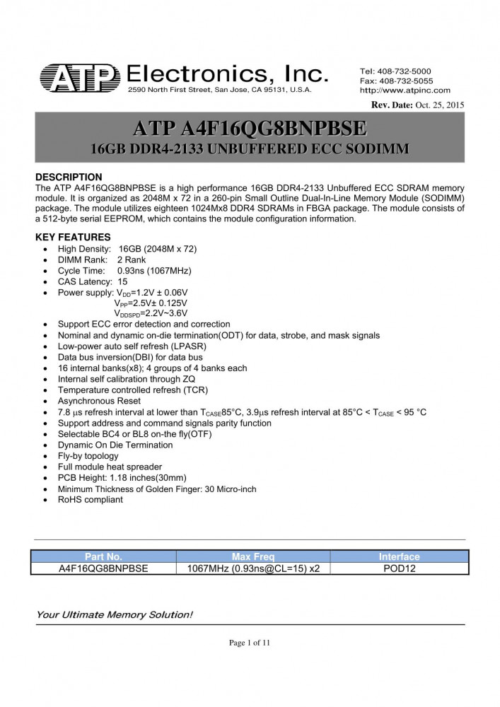 A4F16QG8BNPBSE document page 1