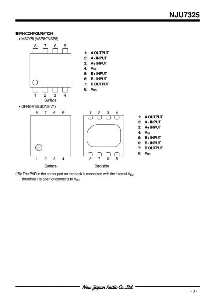 NJU7325 technical document page 3
