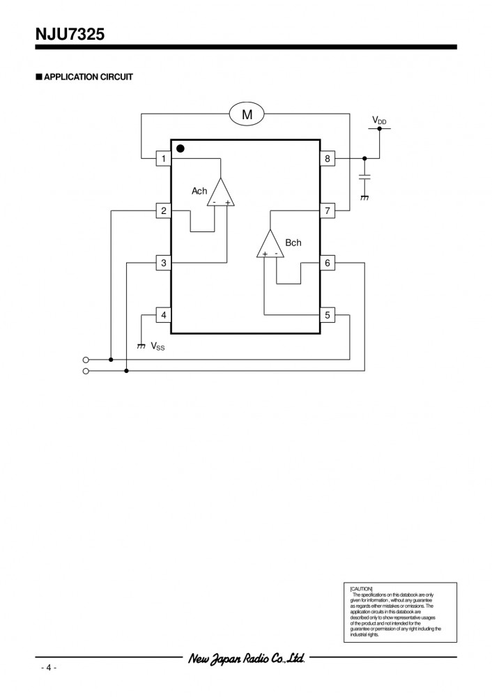 NJU7325 technical document page 4