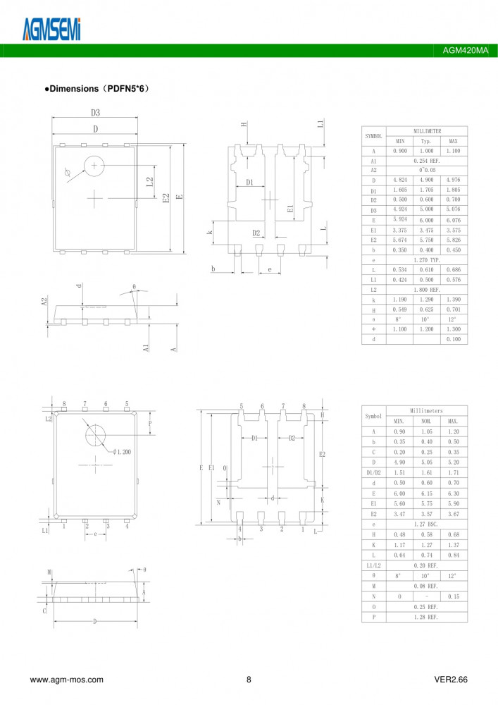 AGM420MA technical document page 8