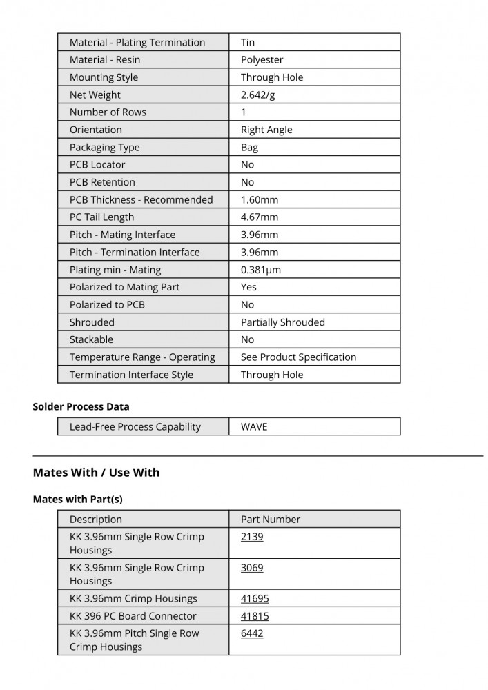 MOLEX 416620006 document preview, page 3