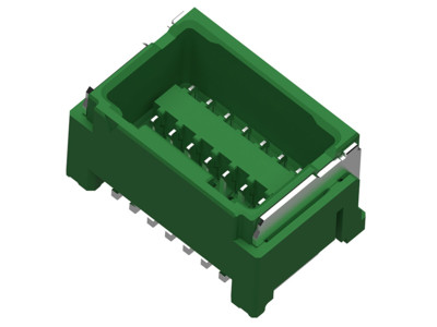 1.25mm Pitch, Micro-Lock Plus PCB Header, Dual Row, Vertical, Surface Mount, Tin-Bismuth Plating, Positive Lock, 40 Circuits, Green