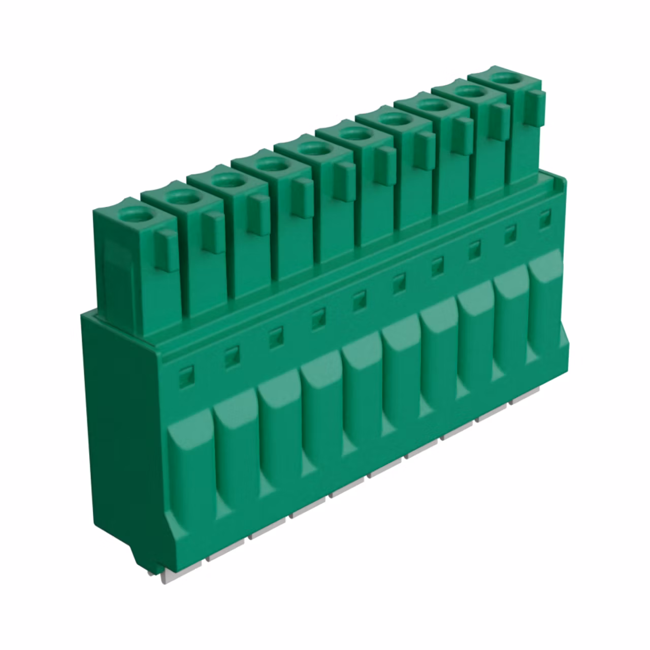 3.81mm Pitch Eurostyle Horizontal Plug, Spring Type, Single Row, 10 Circuits for sale
