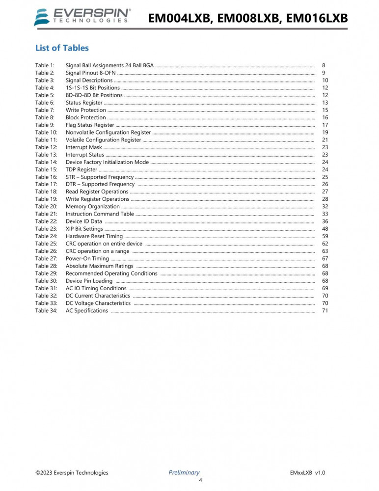 Everspin technical document page 4