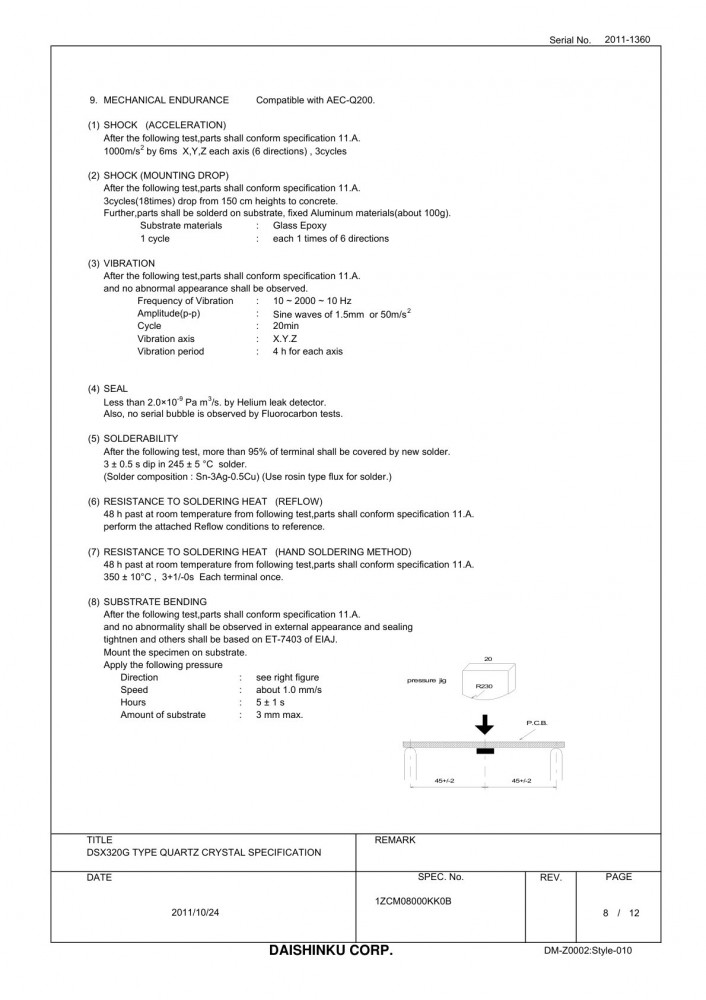 KDS specification page 9