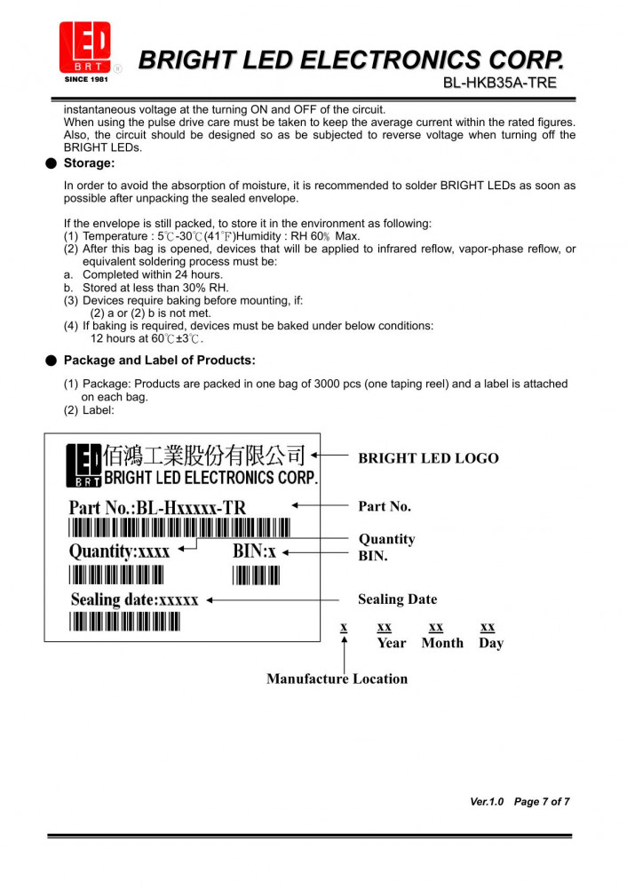 BL-HKB35A-TRE datasheet page 8
