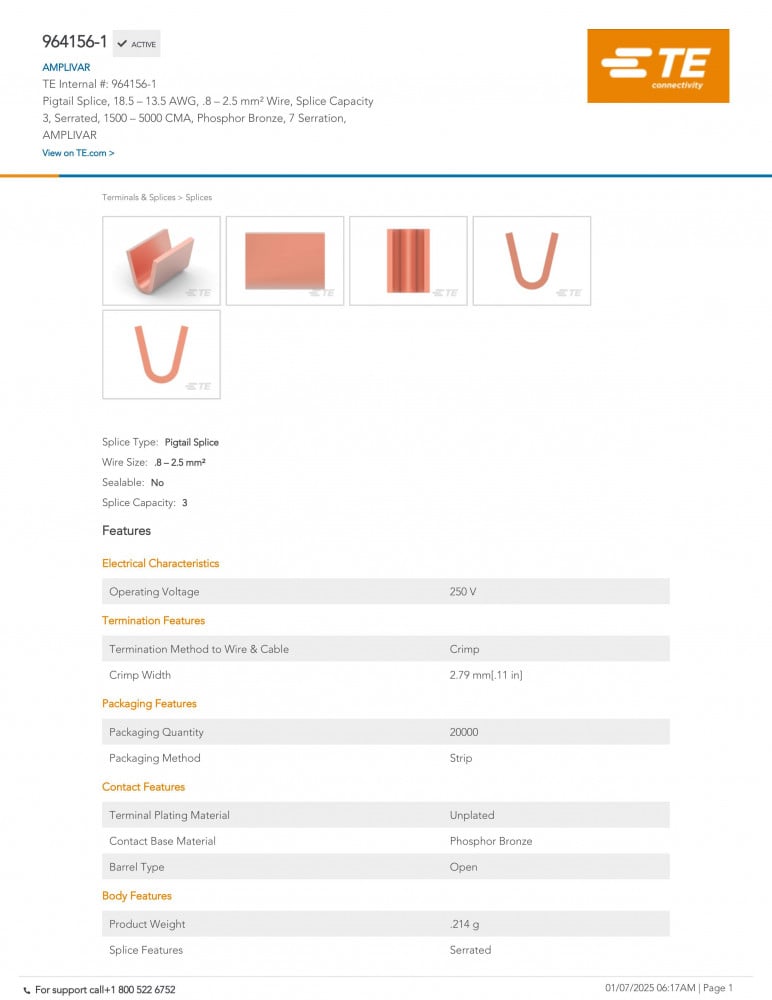 964156-1 technical document page 1