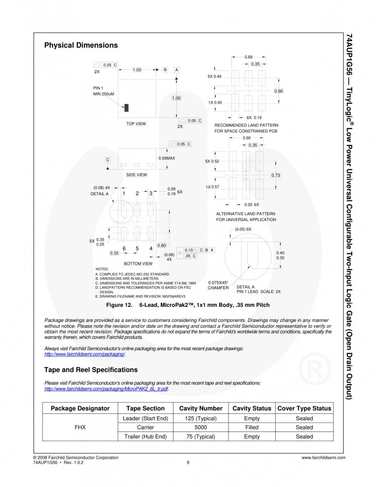 74AUP1G56 datasheet page 10