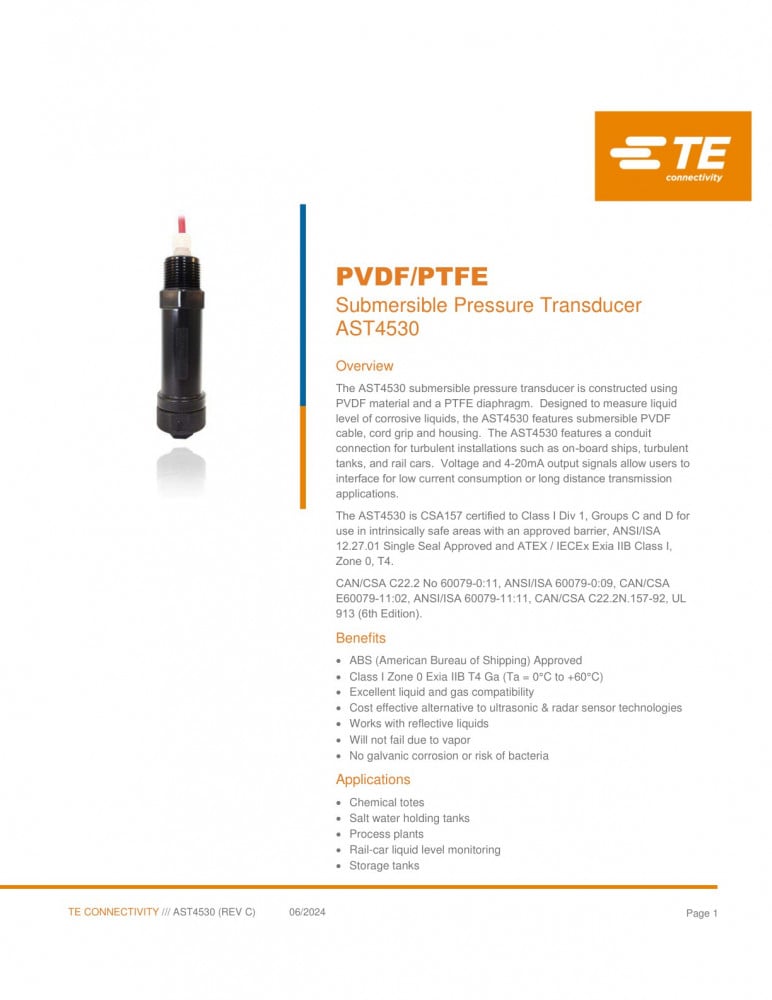 AST4530 datasheet page 1
