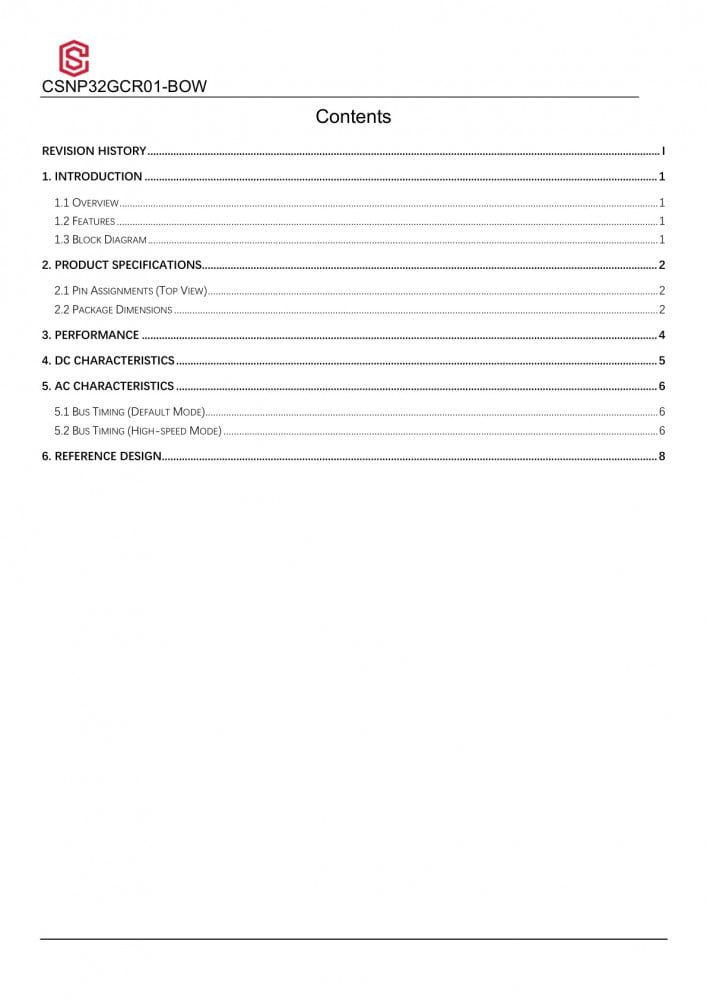 CSNP32GCR01-BOW datasheet page 3