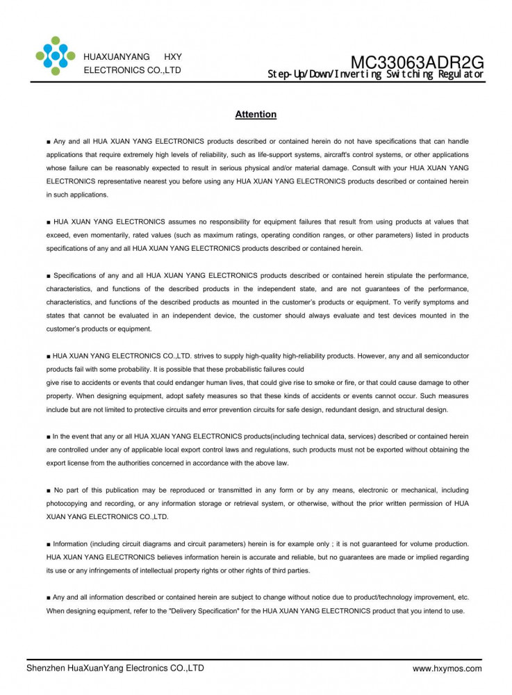 MC33063ADR2G-HXY datasheet page 10