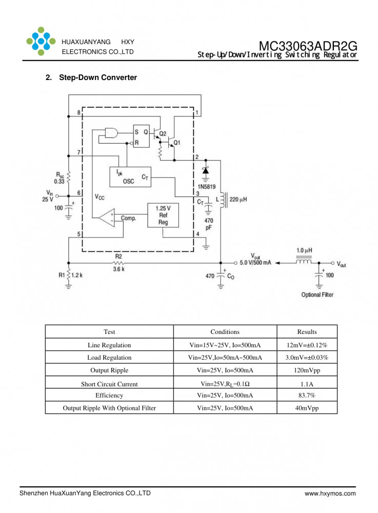 MC33063ADR2G-HXY datasheet page 6