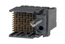 Impact 100 Ohm 4 Pair RAM Right-Angle Header, Right Guided, Open Endwall, 16 Columns, 192 Circuits, Pin Length 4.90mm, Plated Through Hole Dimension 0.39mm, Lead-Free