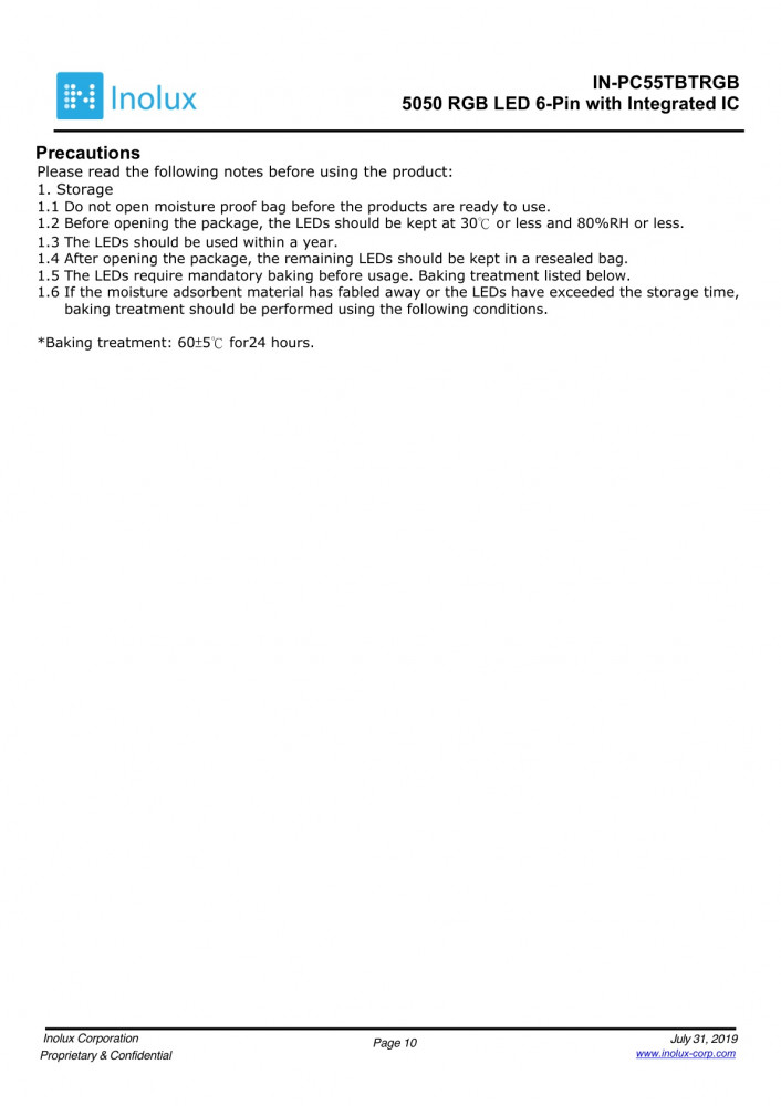 IN-PC55TBTRGB datasheet page 10