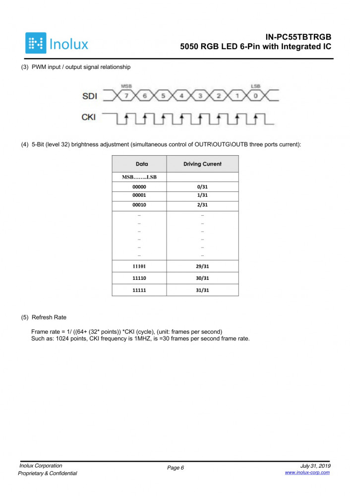 IN-PC55TBTRGB datasheet page 6