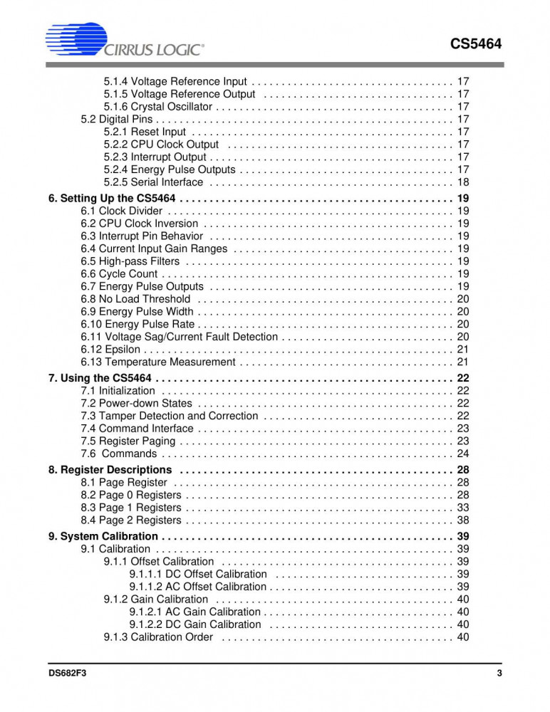 CS5464 datasheet page 3