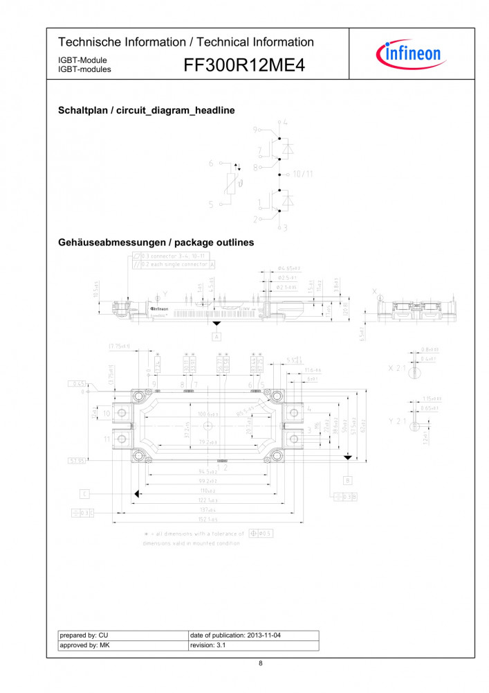 FF300R12ME4 datasheet page 8
