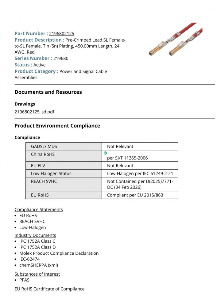 2196802125 product drawing, page 1