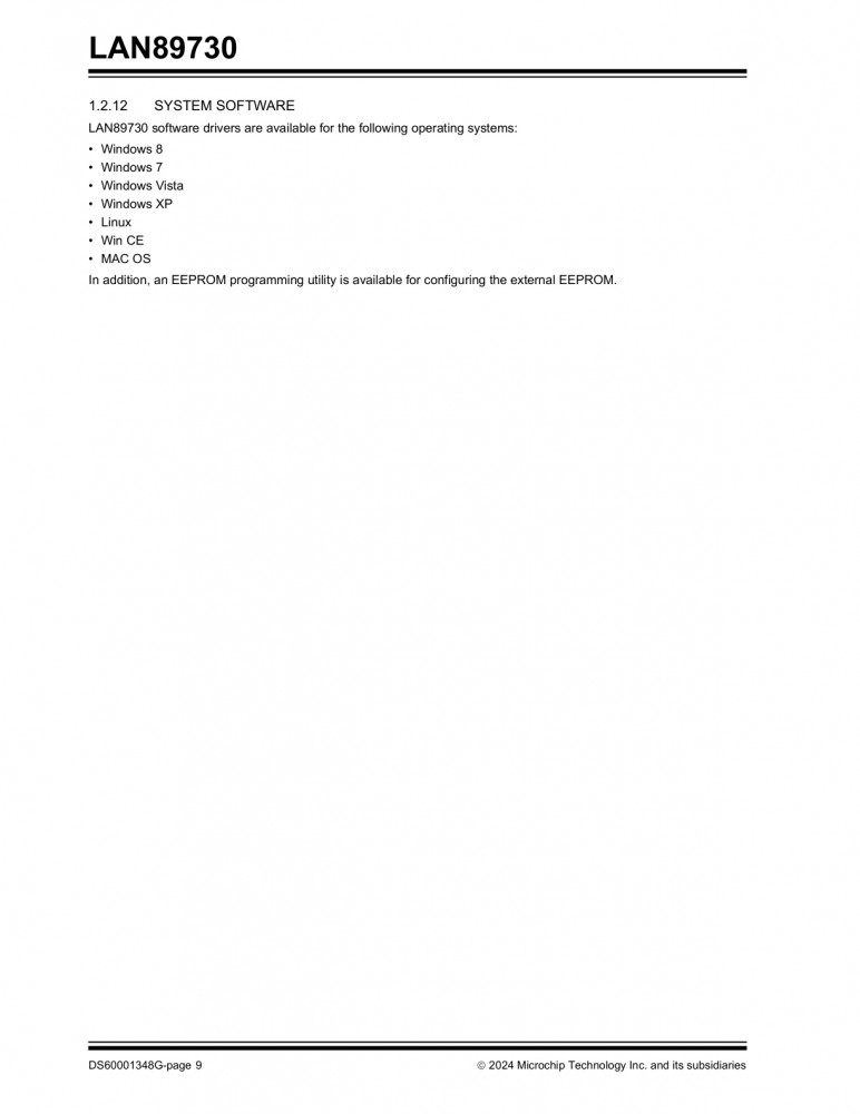 LAN89730 datasheet page 9
