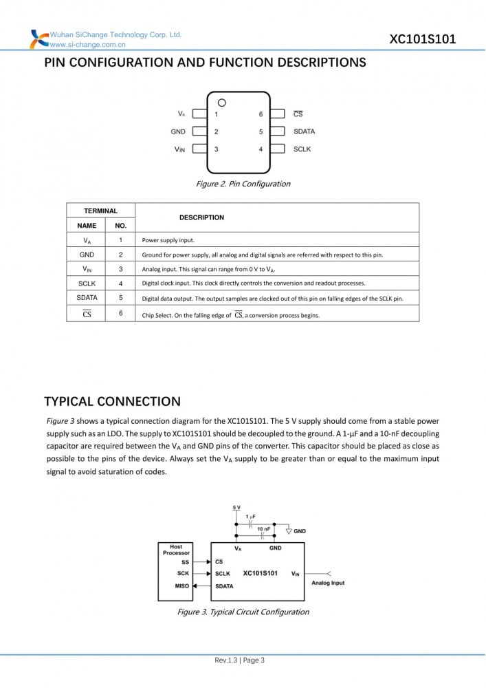 XC101S101 datasheet page 3