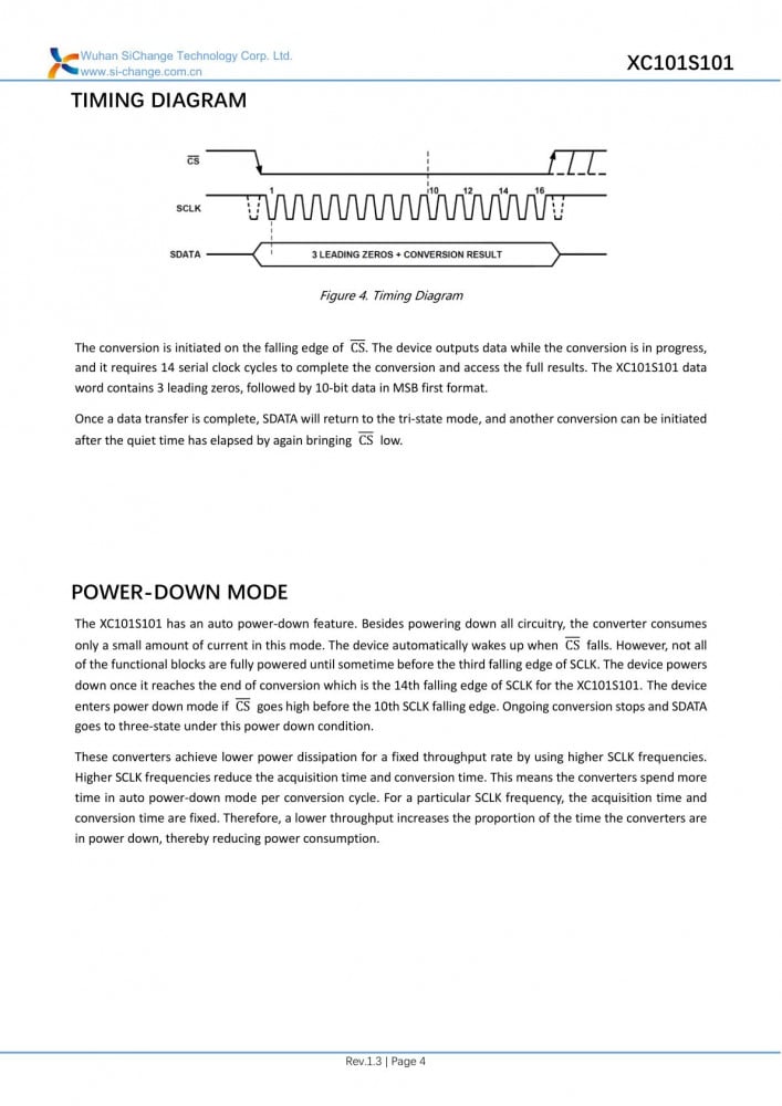 XC101S101 datasheet page 4