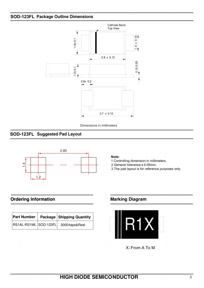 RS1ML datasheet page 3