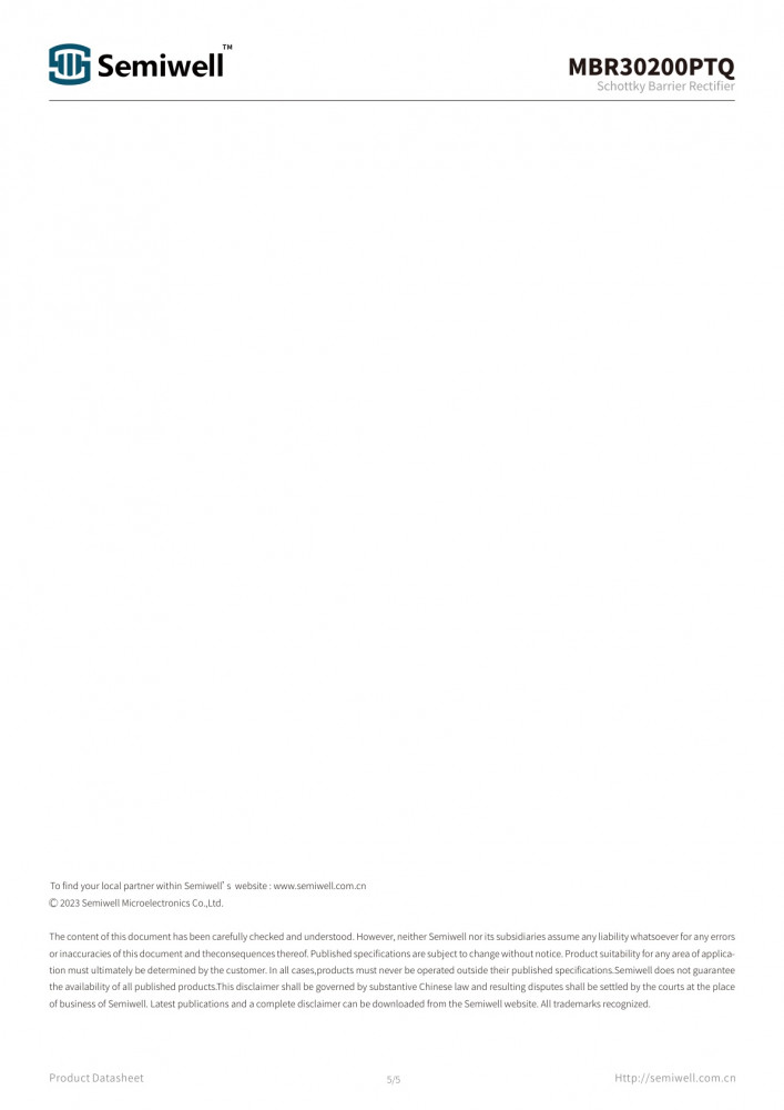 MBR30200PTQ product document page 5