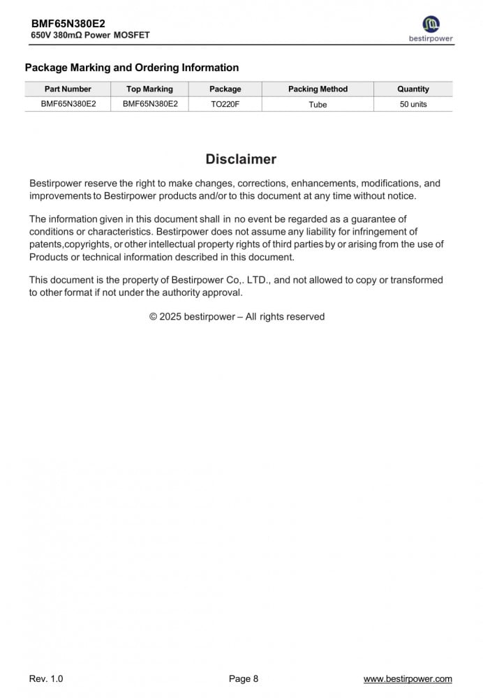 BMF65N380E2 datasheet page 8