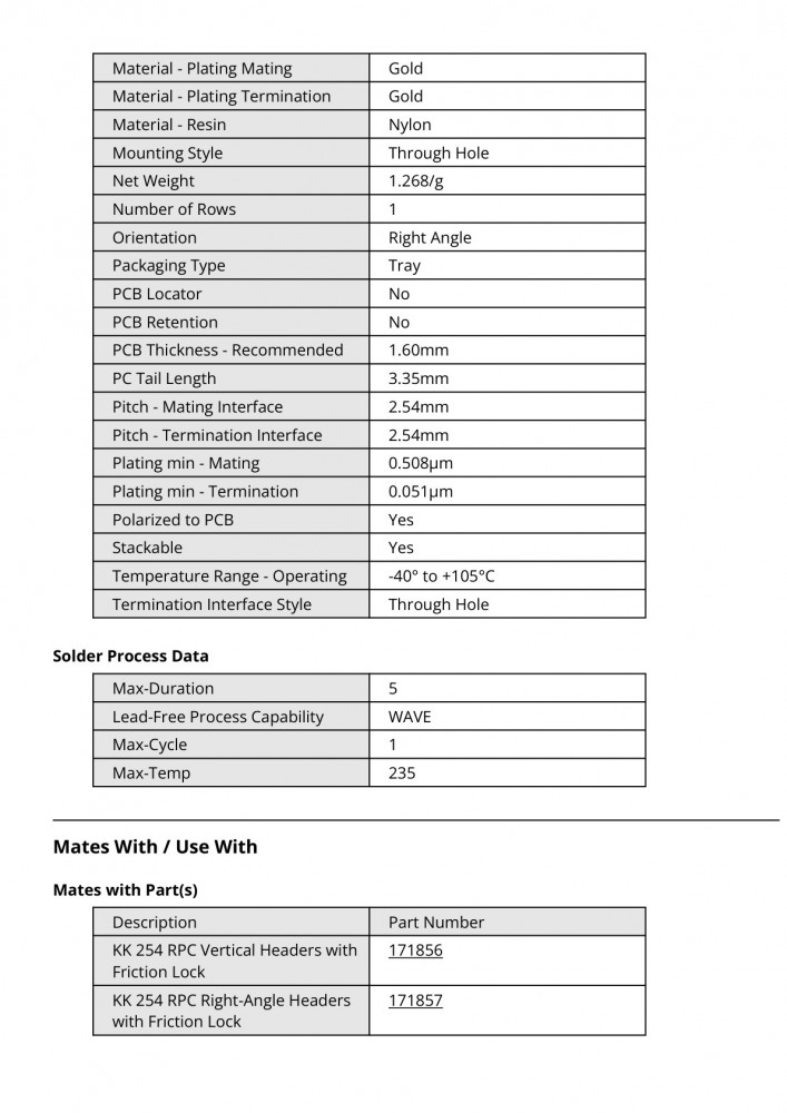 MOLEX 22162121 technical document image, page 3