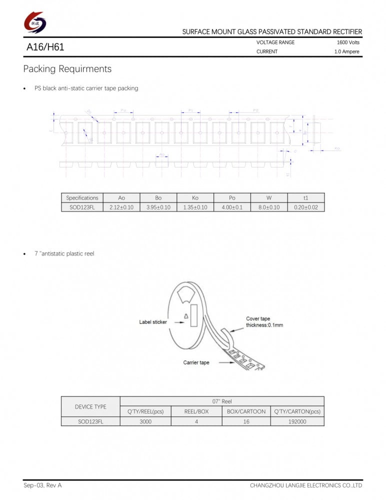 LangJie H61 datasheet page 4