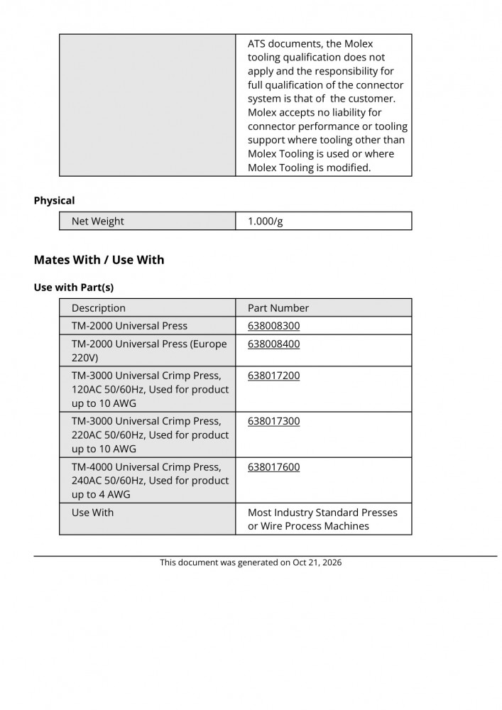 Tooling document preview, page image 3